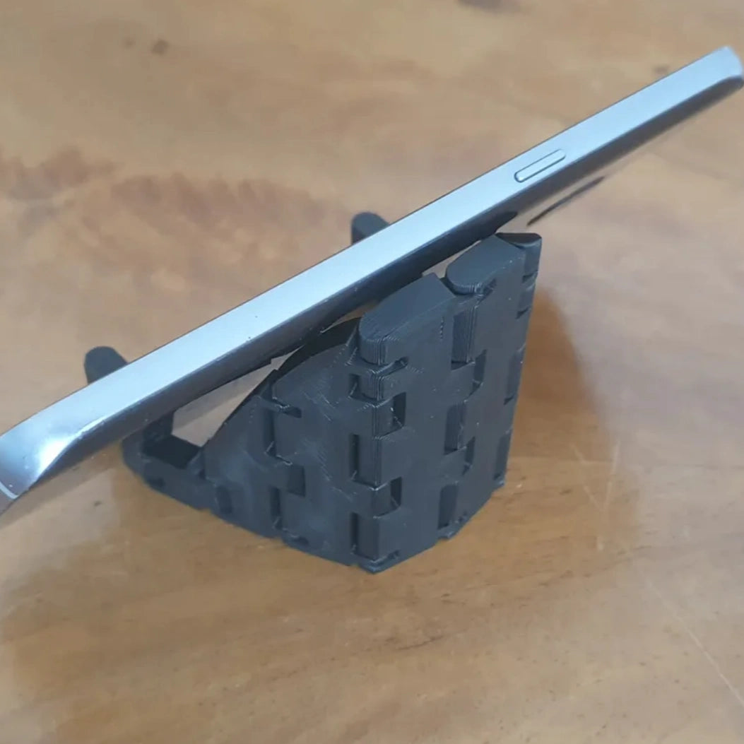 Flexible Phone Stand | 3D-printed locally by independent makers.