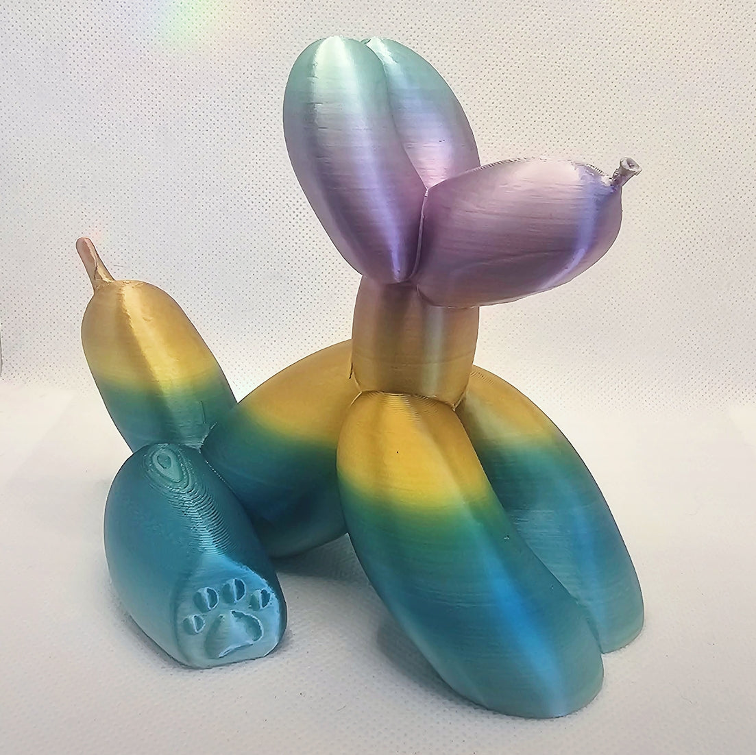 Sitting Balloon Dog | 3D-printed locally by independent makers.