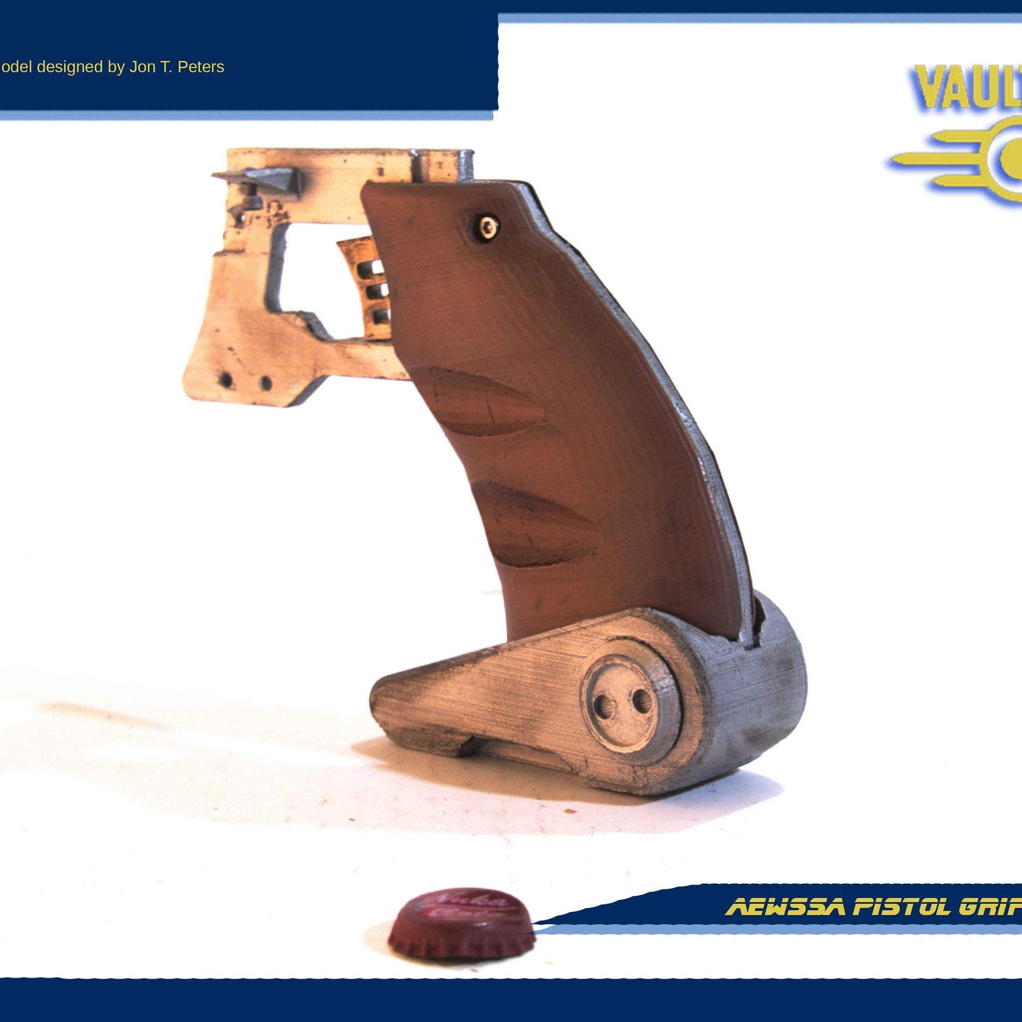 Pistol Grip Kit | 3D-printed locally by independent makers.