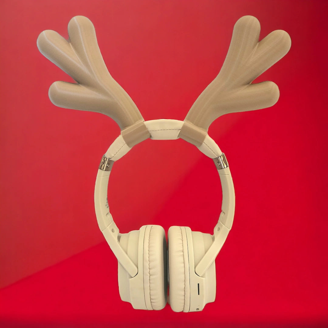 Reindeer Antler Headset Decor | 3D-printed locally by independent makers.