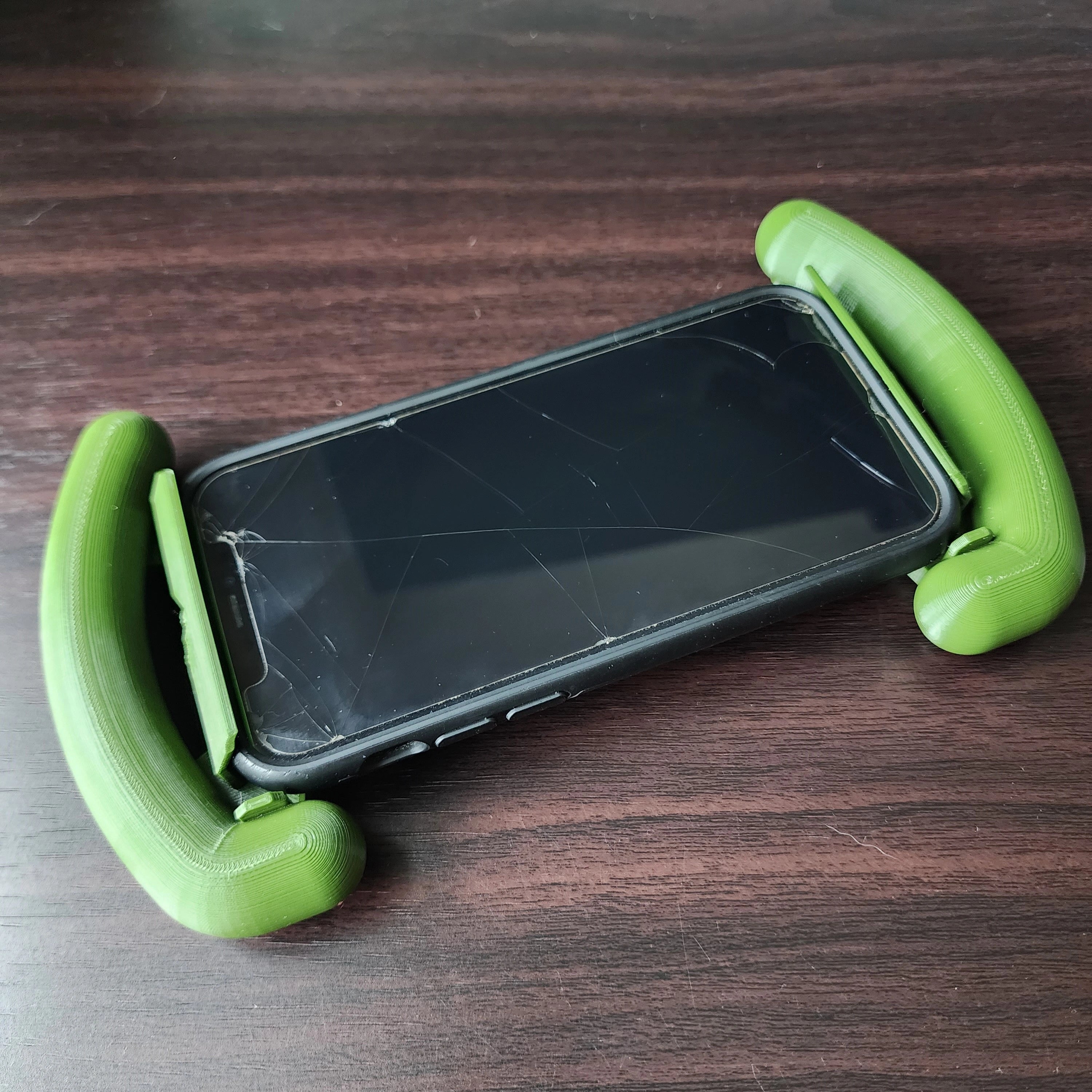 Phone Steering Wheel | 3D-printed locally by independent makers.