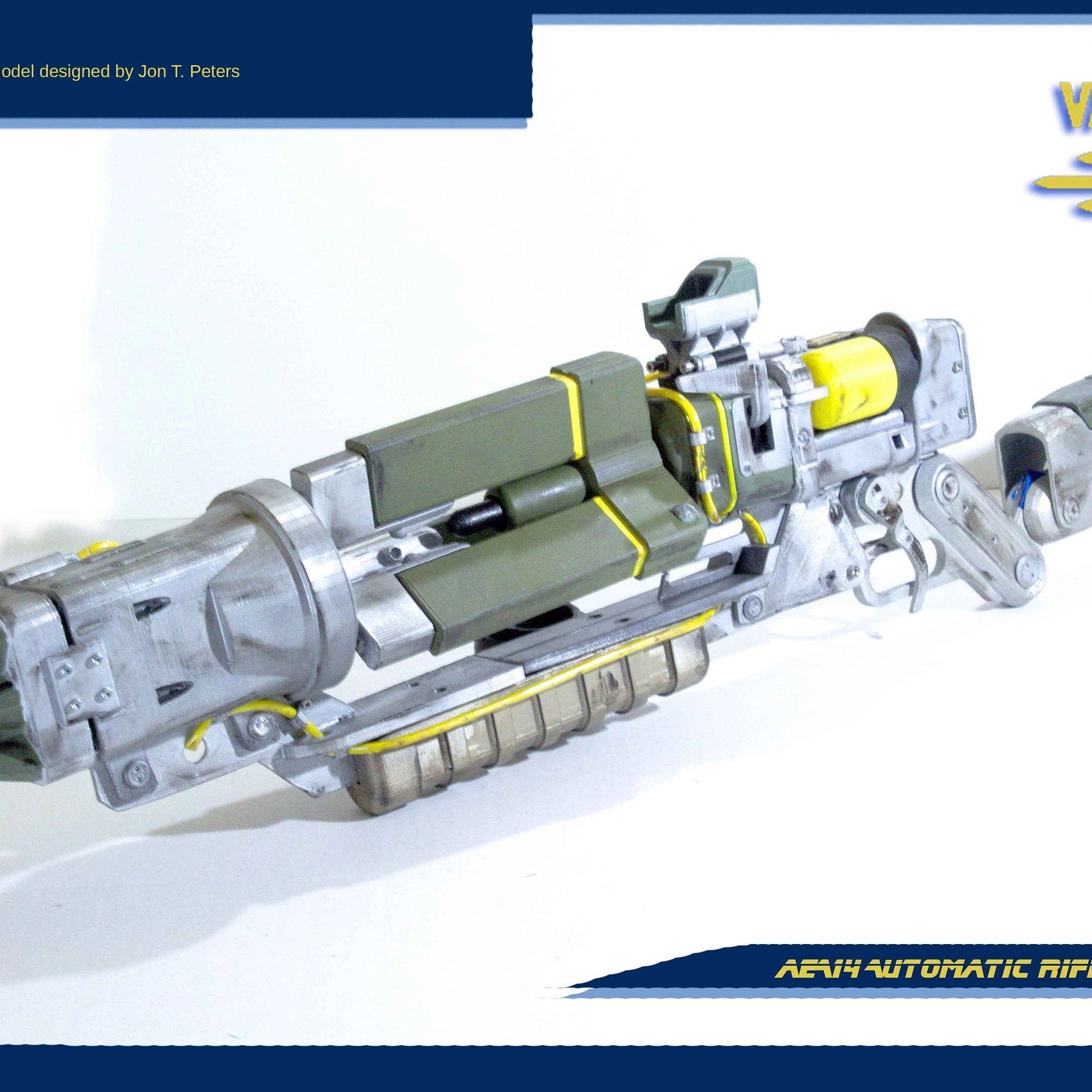 AEA-14 Automatic Laser Rifle Kit | 3D-printed locally by independent ...